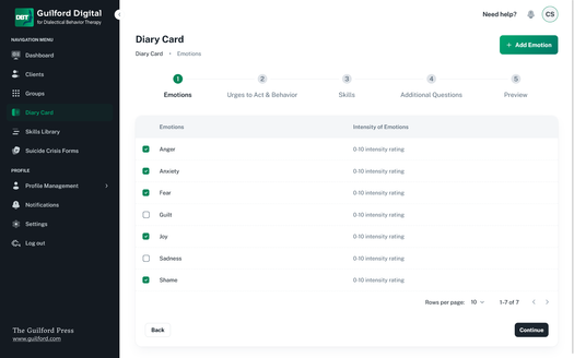 Guilford Digital for DBT > Home
